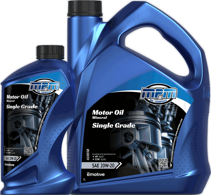41000B • Motor Oil SAE 20W-20 Super Single Grade | Products | MPM Oil